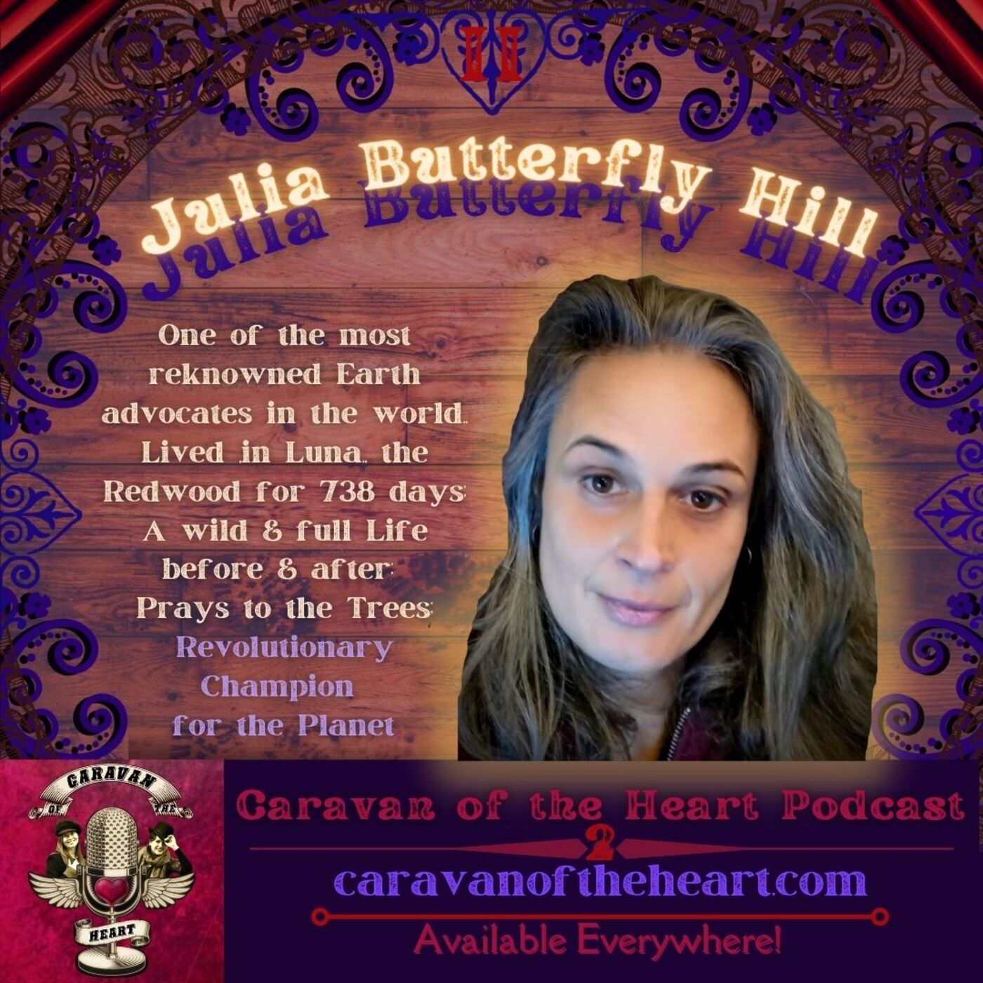 Julia Butterfly Hill, Revolutionary Champion for the Planet, Tree Translator, Legacy of Love in ...