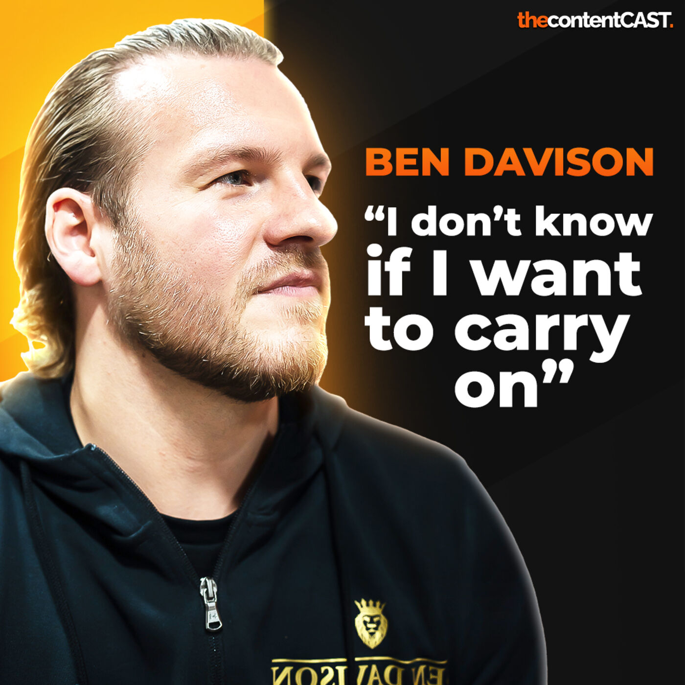 "I don't know if I want to carry on" The worlds youngest achieving pro boxing coach Ben Davison ...