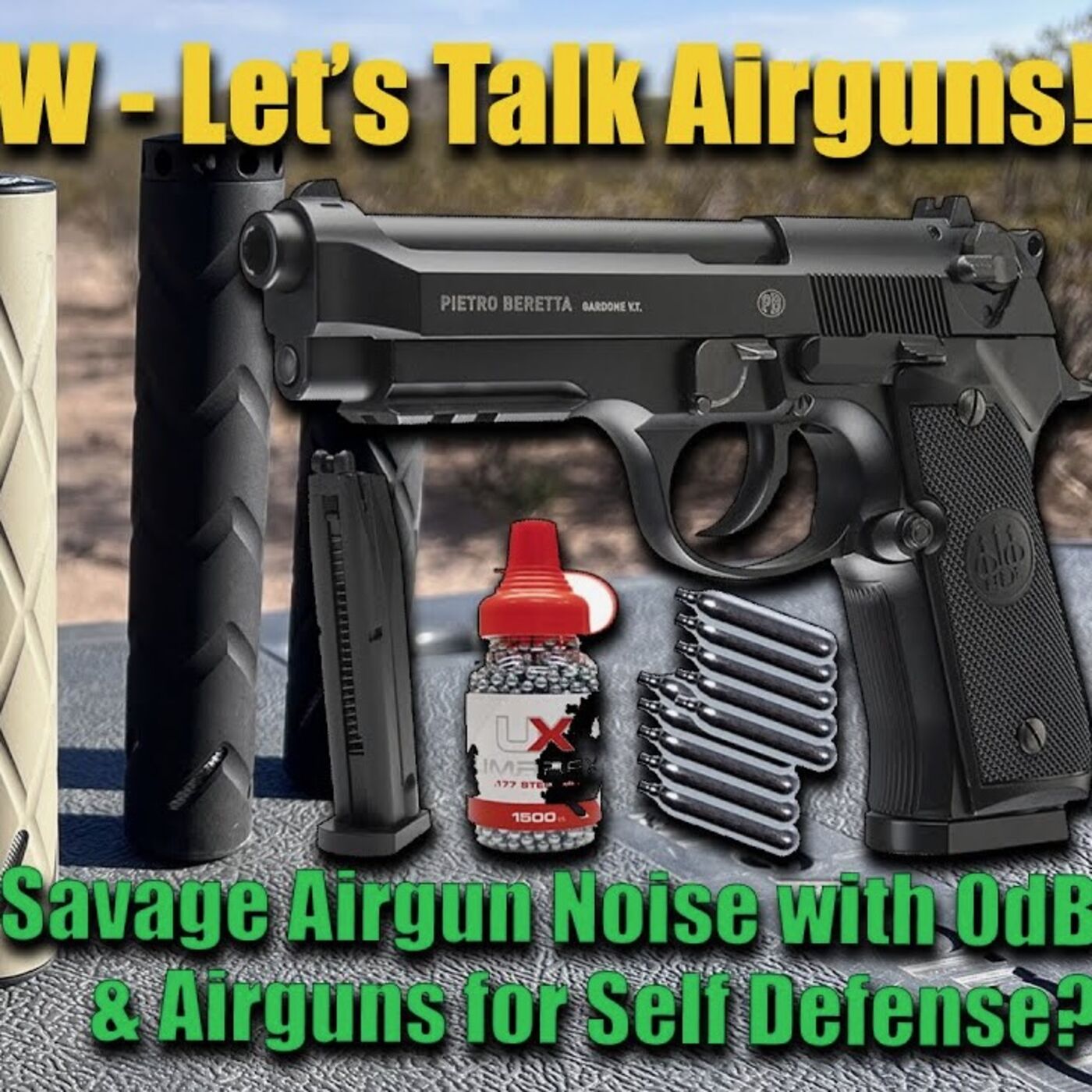 Let's Talk Airguns - Tame that Airgun with a 0dB Moderator & Airguns ...