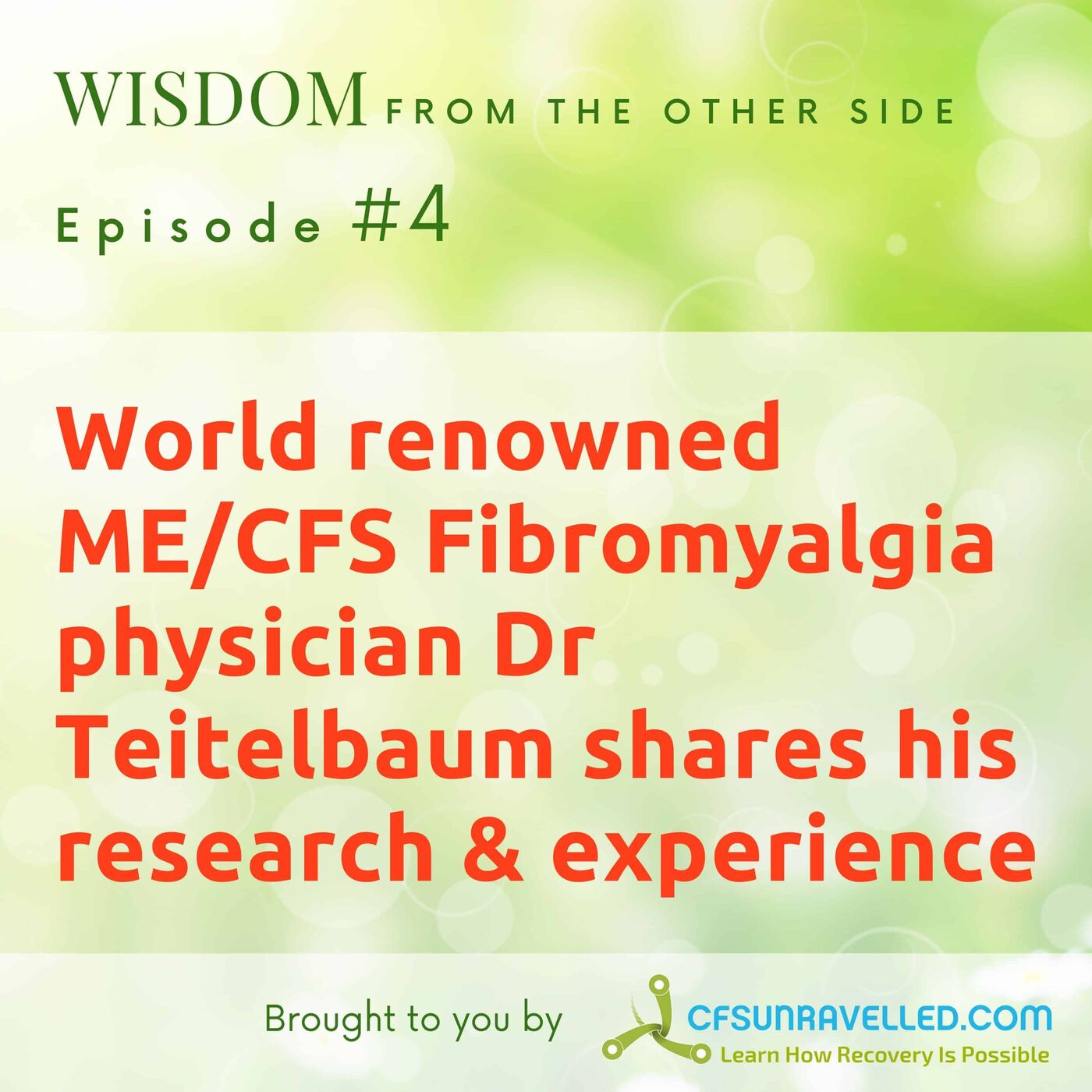 E4: Dr Jacob Teitelbaum, world leading MECFS Fibromyalgia POTS ...